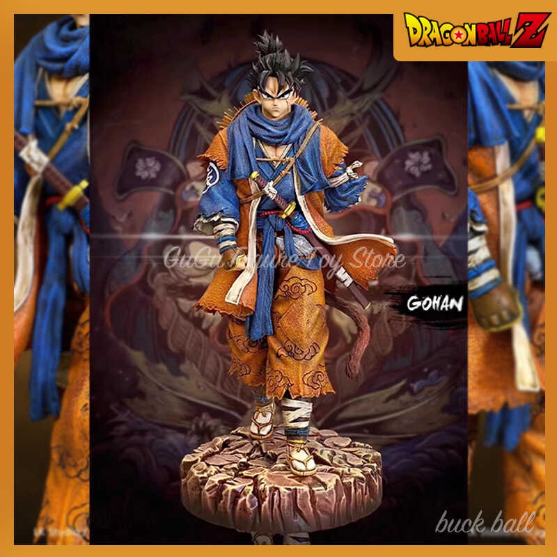 WD 30Cm Dragon Ball Anime Figure Samurai Son Gohan Goku Vegeta Figure ...