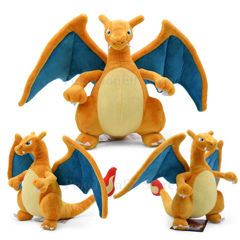 8"21Cm Cute Charizard Plush Toys - Fire Type Dragon Anime Soft Stuffed ...