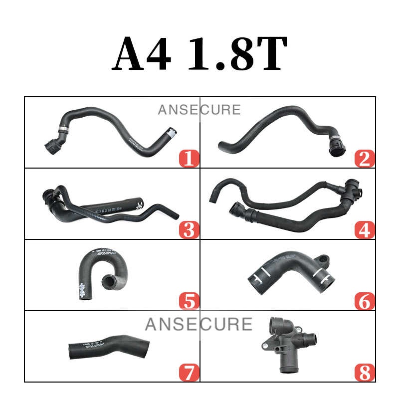 WD Radiator Coolant Water Hose Heater Core Cooling Pipe Flange Para Sa ...