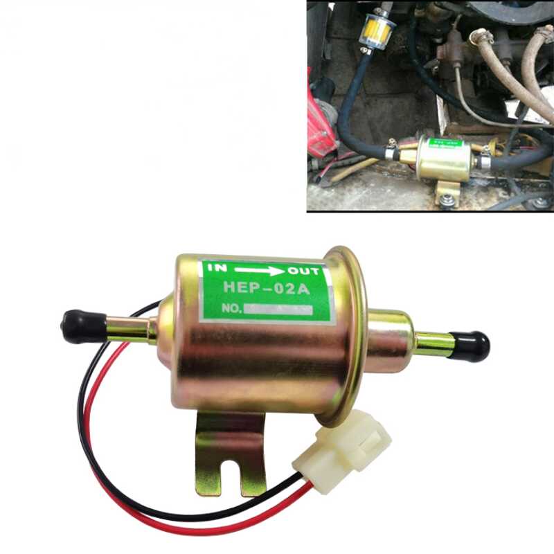 WD 12V Pressure Fuel Pump External Electric Fuel Pump Low For ...
