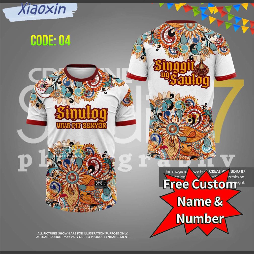【Free Custom Name & Number】SINULOG SHIRT FULL SUBLIMATION FOR MEN AND ...