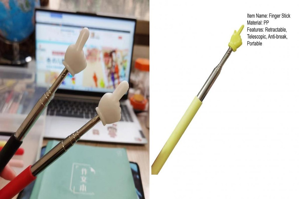 Extendable Finger Stick Retractable Whiteboard Pointer Telescopic ...