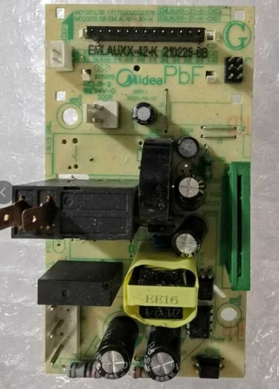 Original disassembly Midea M1-L213C black microwave oven PM2001 ...