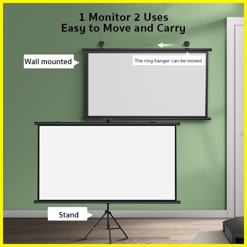 Official Wanbo Projector Screen 100 Inch HD Vivid Color Better Viewing ...