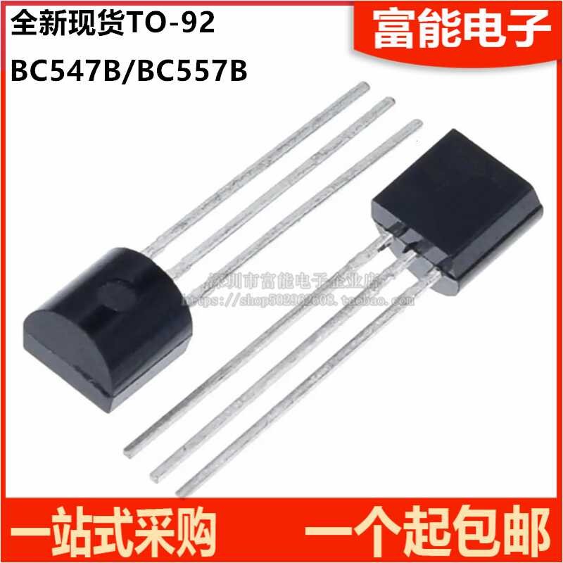 New BC547 BC547B BC557B TO-92 low-power transistors (50 pieces ...