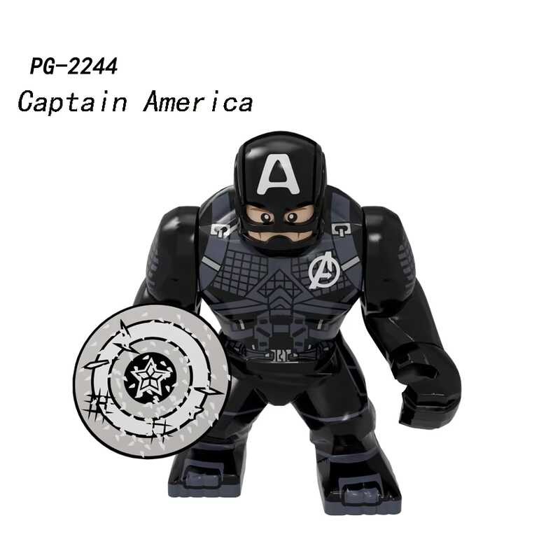 Figure erhero Panther Red Hulk Big Size Crocodile Thanos Hulk Building Blocks Children Assembled ...