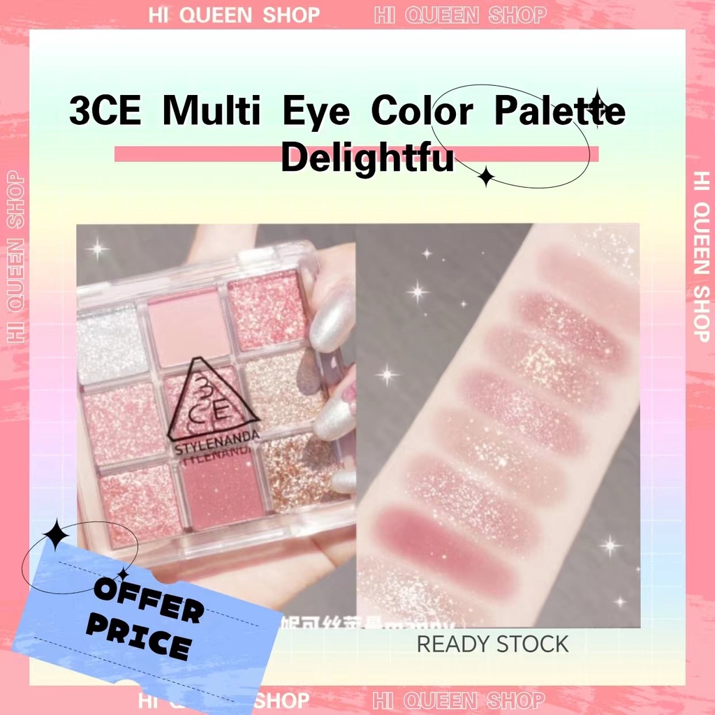 3ce Multi Eye Color Palette Acrylic Transparent Series 9 Palette ...