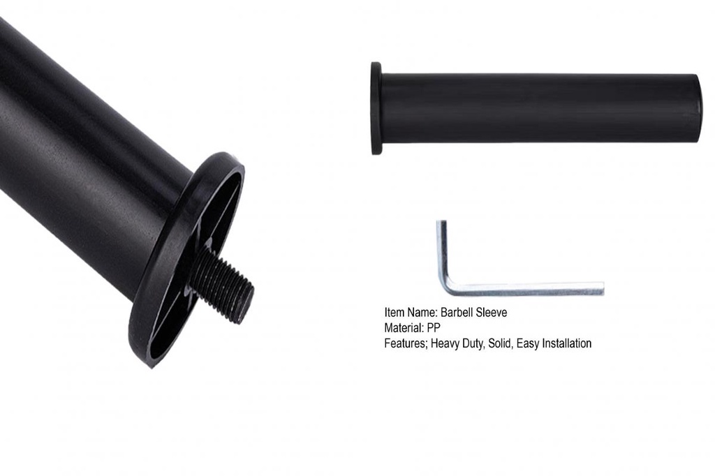 [COD] Barbell Adapter Sleeve with Wrench Convert 1 Weight Plate Posts ...