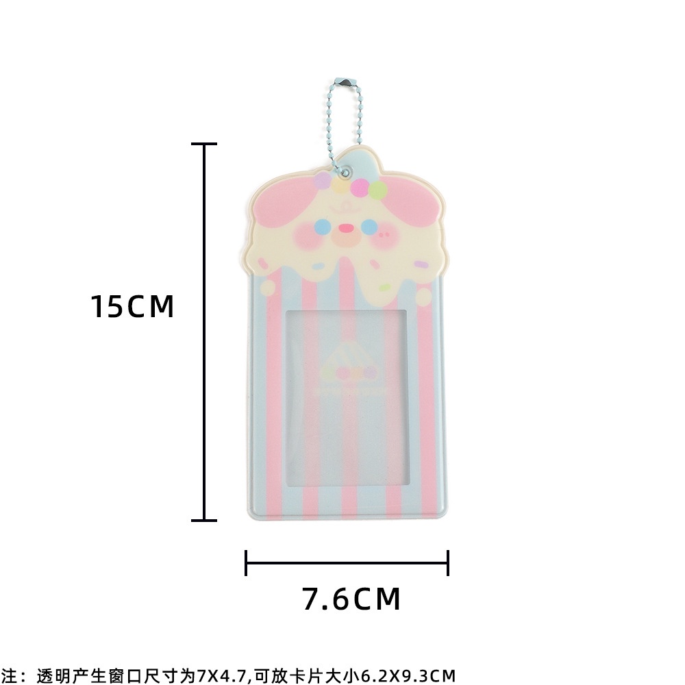 Card Holder Transparent PVC 3inch Lomo Card Gu Card Sleeve Student Bus ...