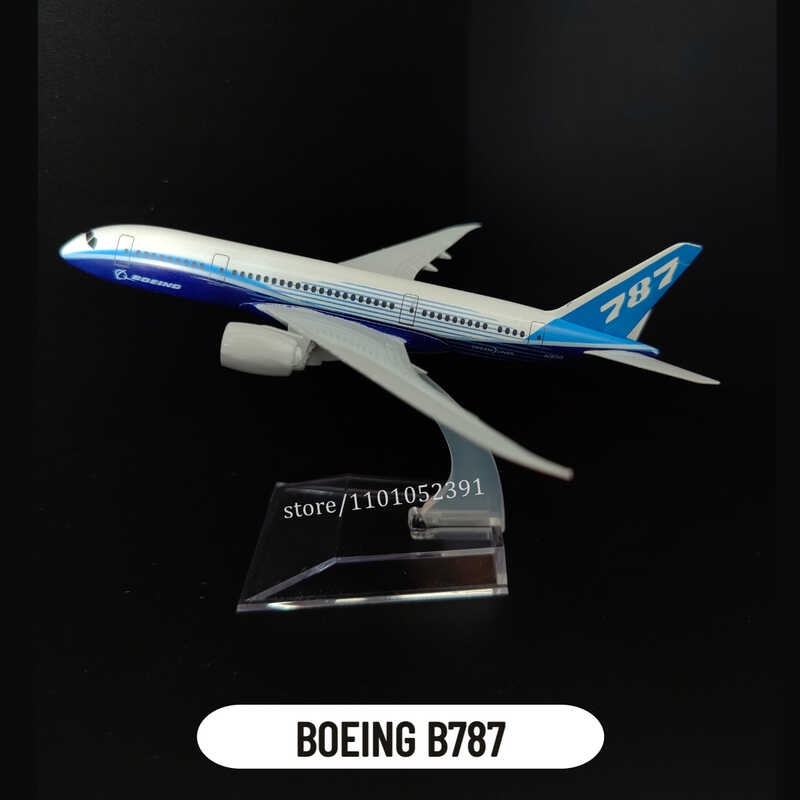 1:400 Metal Aircraft Model Replica Boeing NEO B787 Airplane Scale ...