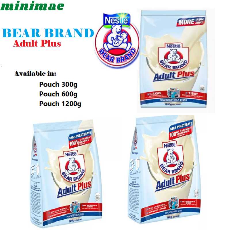 Bear Brand Adult Poweder Milk Powder 300g/600g/1200g | Shopee Philippines