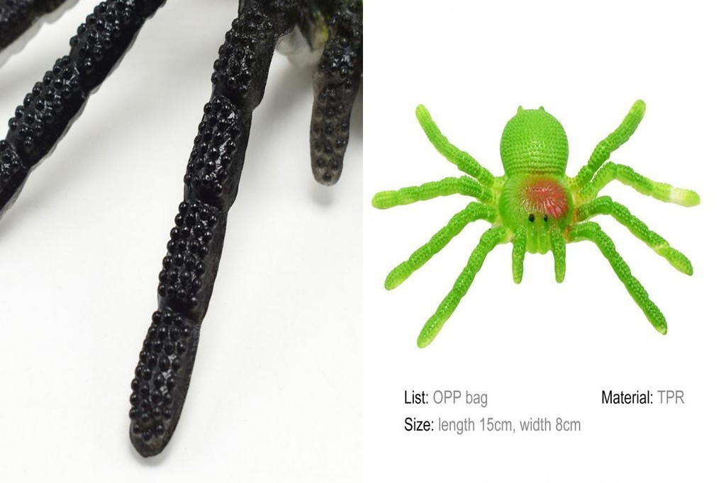 BF Tricky Toy Realistic Soft PVC Spider Action Model Insect Toy Figure ...