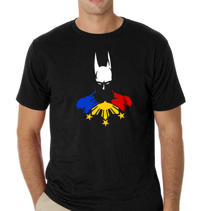 Philippines filipino pinoy t-shirt w/ Hero Batman and Philippine Flag ...