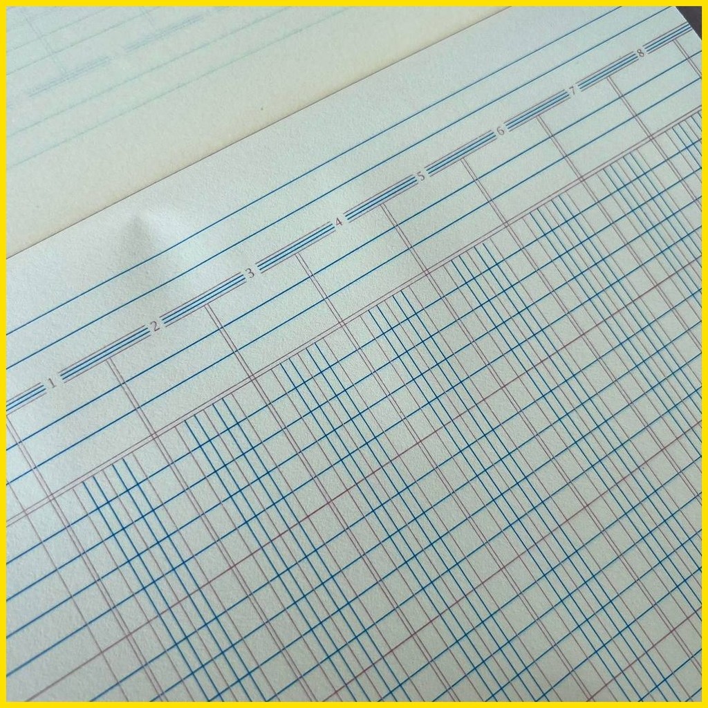 VECO Columnar Pad 8 columns 50 Sheets Good Quality 11x14 SOLD PER PAD ...