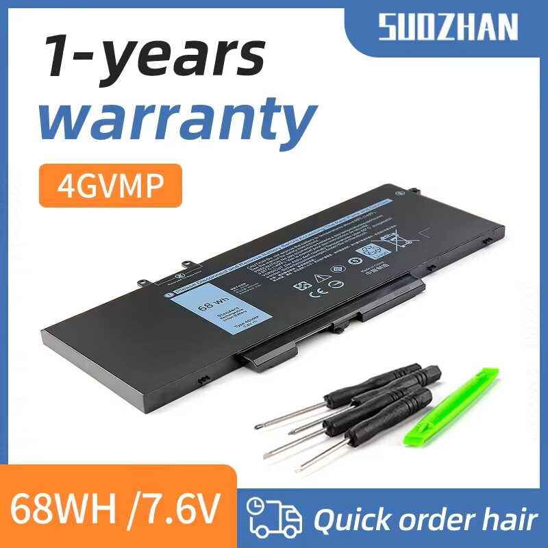 Lithium SUOZHAN 4 C8 Ion Batteries Battery 4Gvmp 7.6V 68Wh For Latitude ...