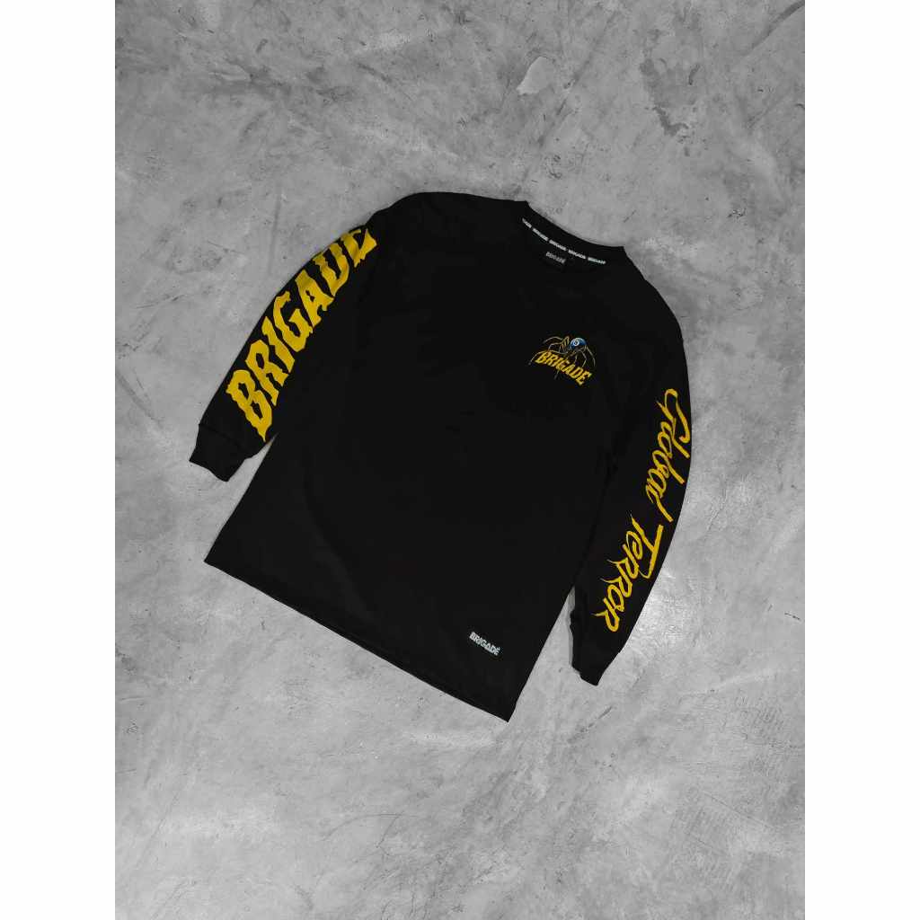 BRIGADE CLOTHING - GLOBAL TERROR LONGSLEEVE (BLACK) | Shopee Philippines