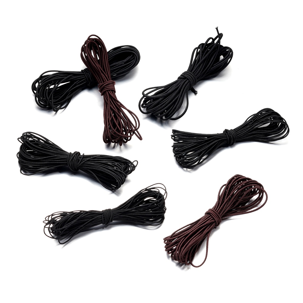 St.kunkka 10m 0.8/1mm Black Elastic line Crystal Beading Cords Fish ...