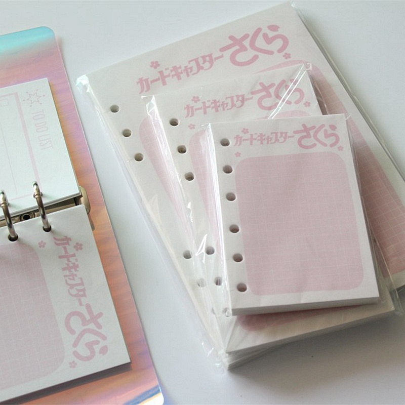 2Pcs/lot Kawaii Japanese Card Captor Sakura Planner Notebook Filler ...