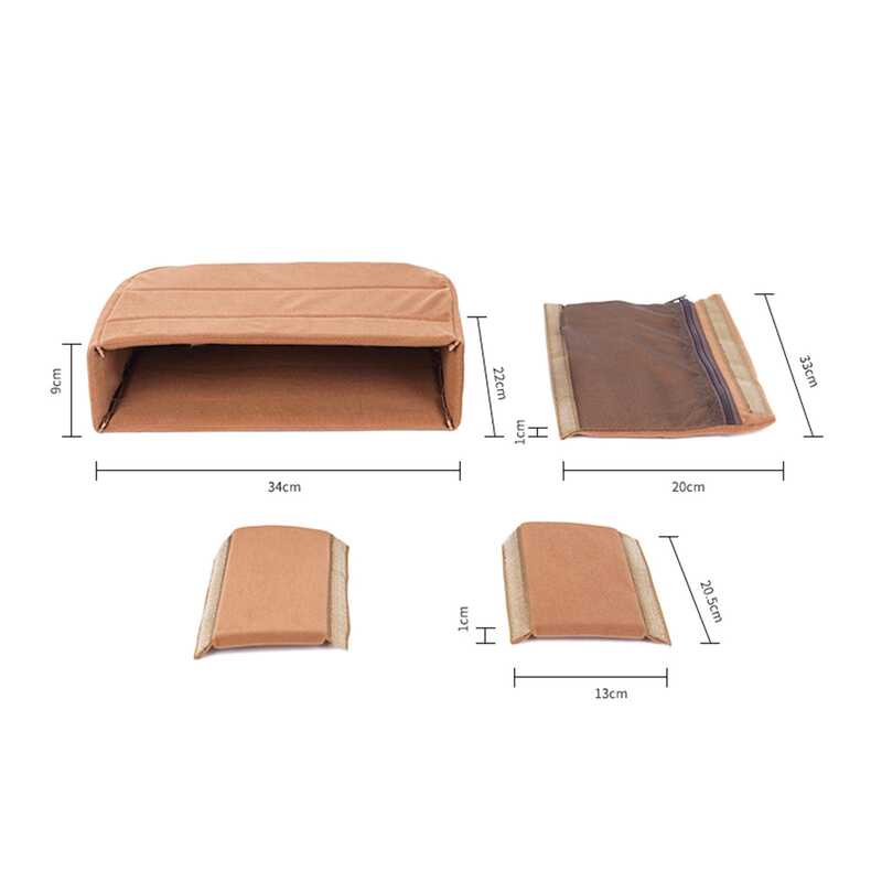 Camera Bag Insert Thick Padded Organizer Detachable Divider Photography ...