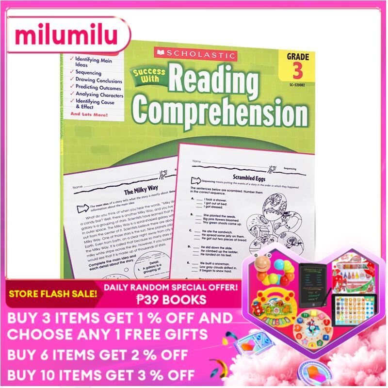 milu Scholastic Success with Reading Comprehension Grade 3 Exercise ...