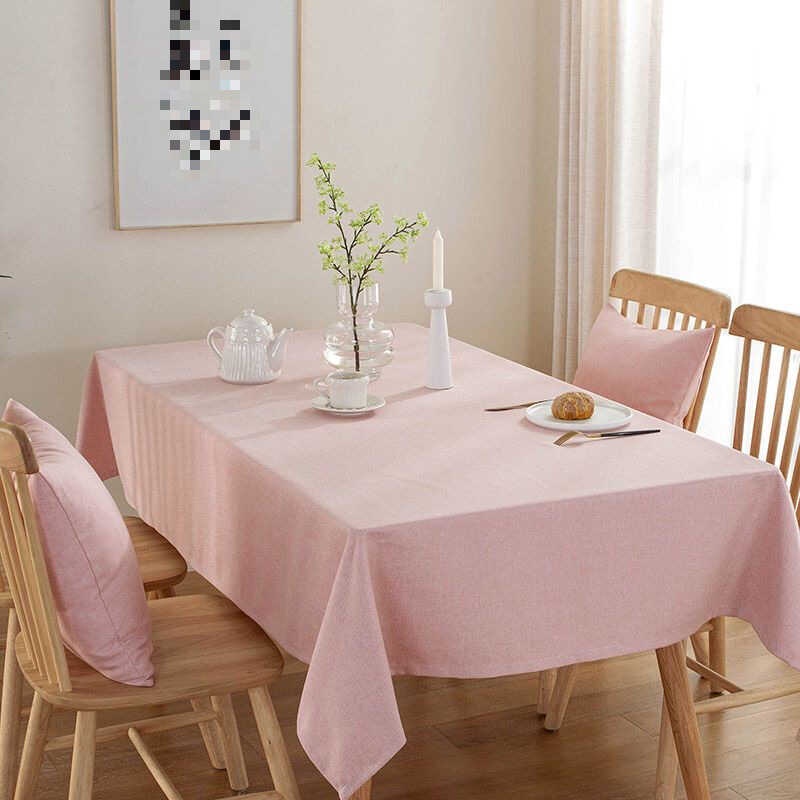 Solid Na Kulay Ng Tela Ng Talahanayan, Tela Ng Linen Ng Katuwa, Tela Ng ...