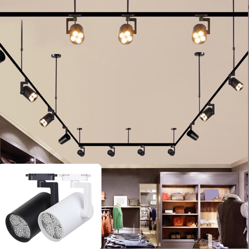 Track Light COB Set Led Track Lighting Lamp Rail Spot Lights Led Shell ...