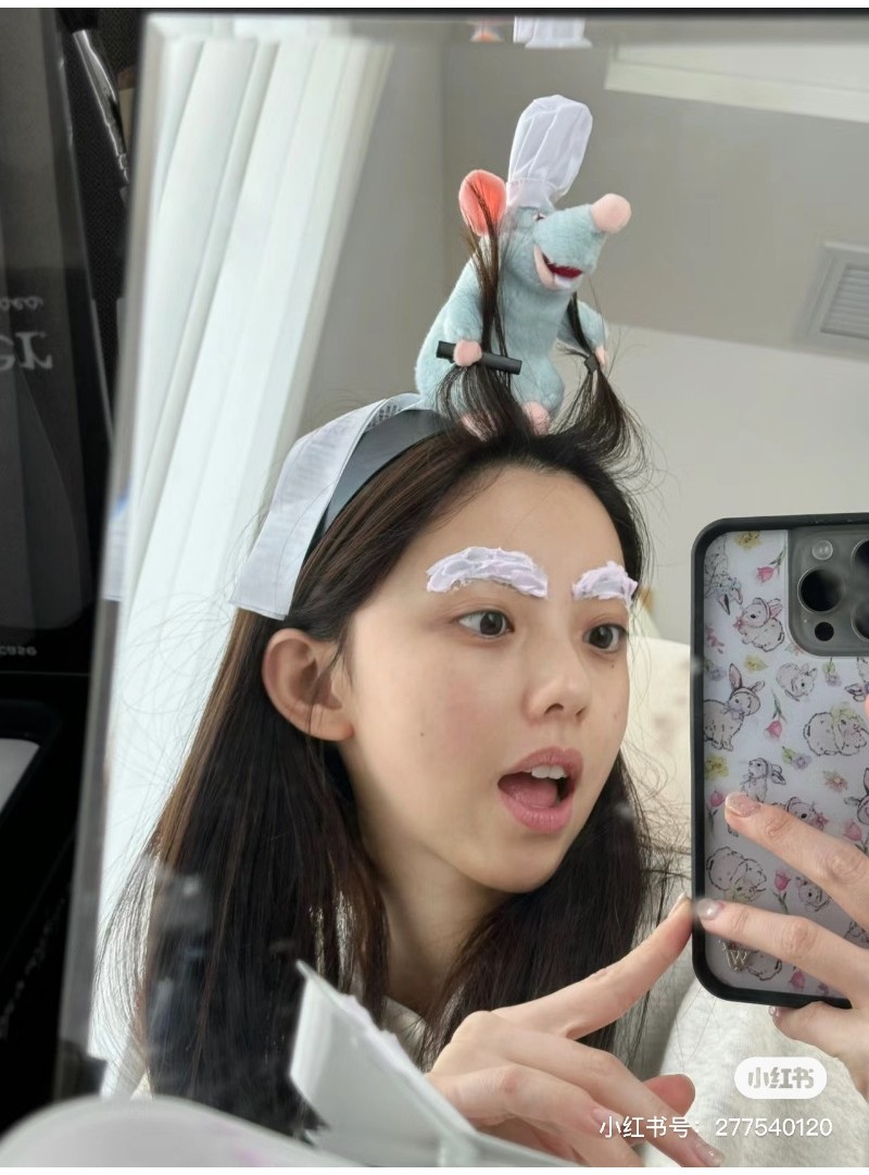 Xiao Junya's Same Ratatouille Doll Hairpin, Face Wash and Makeup ...