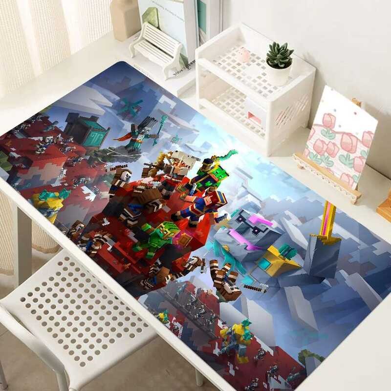 Mousepad Large Gaming Mouse Pad LockEdge Thickened Pixel Game B-Blocks ...