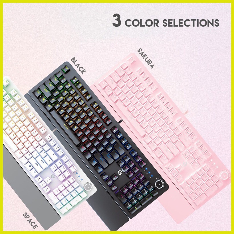 FANTECH MAXPOWER MK853 v2 Mechanical Gaming Keyboard - Pink Sakura ...