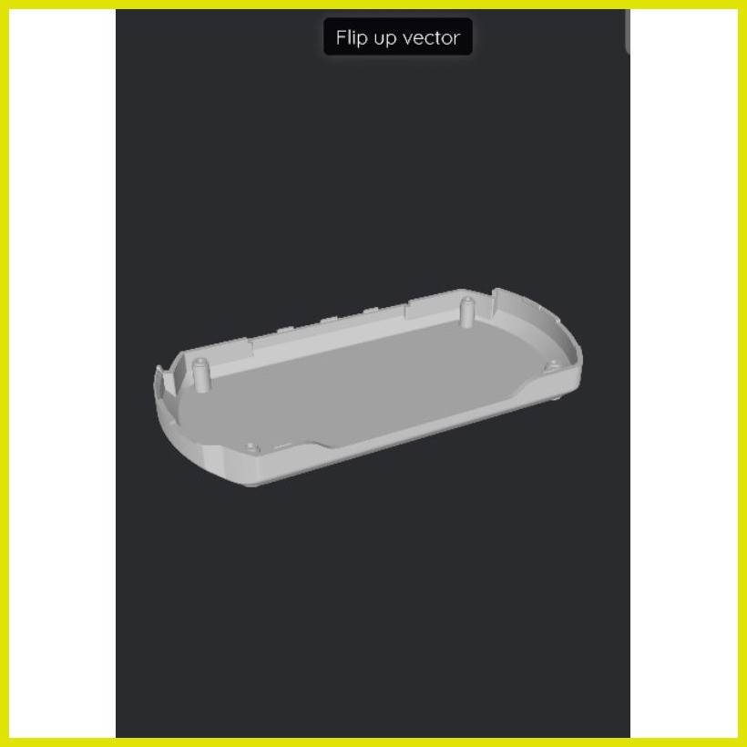 ♀ ☩ PSP Go Battery Expansion Rear Shell Made of Thermoplastic Material ...