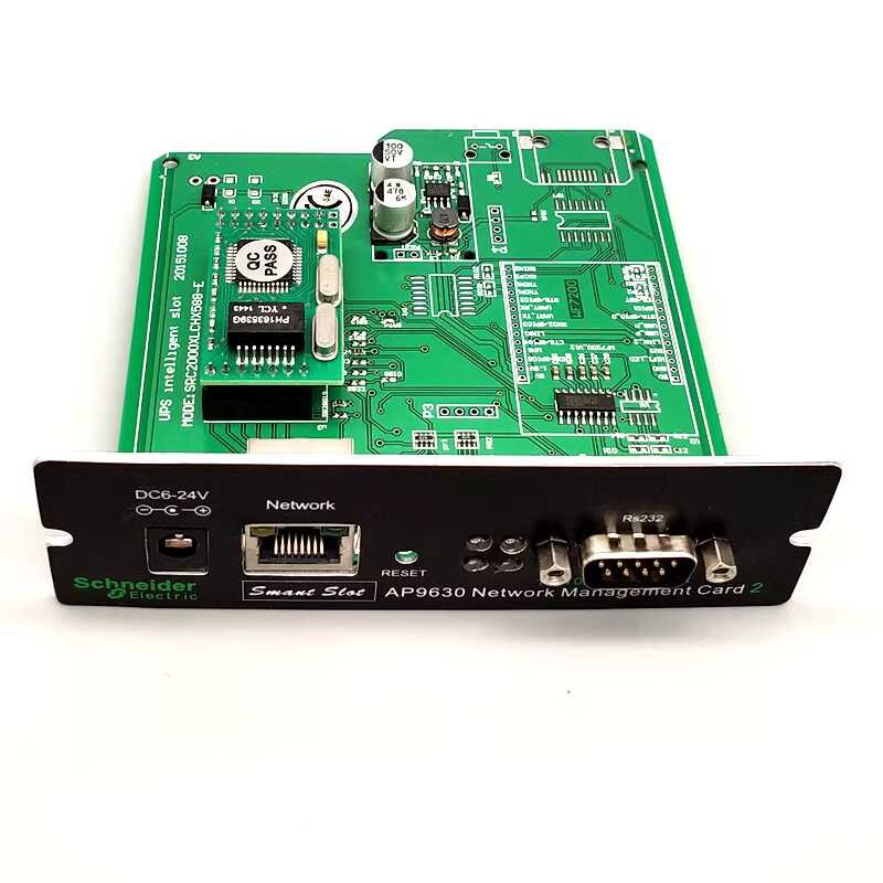 AP9630CH UPS network card with 6-24V DC header Rs232 9-pin interface ...