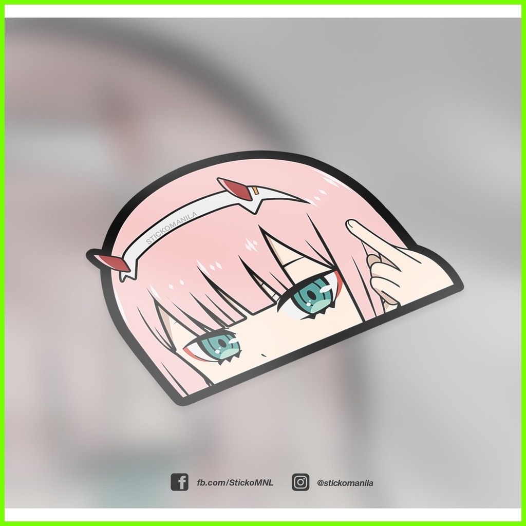 Sticko Manila : Darling in the FranXX - Zero Two (Peeker) | Shopee ...