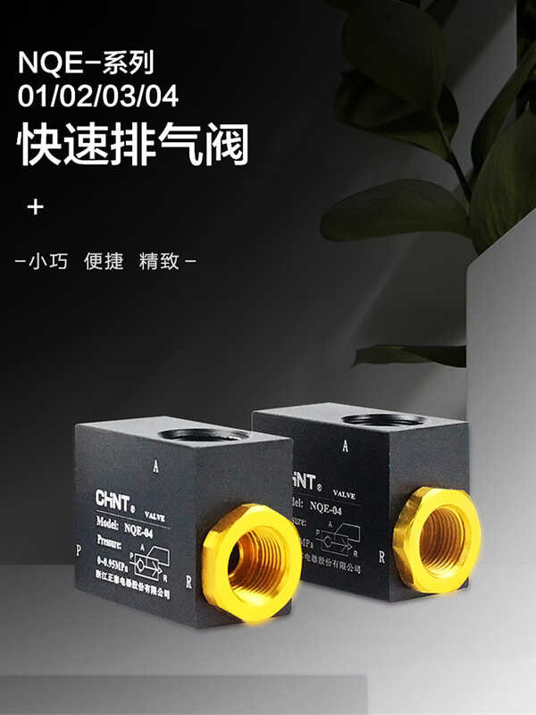 Chint Pneumatic Quick Release Valve QE-01/02/03/4 Cylinder Quick ...