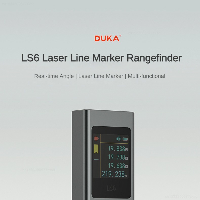 DUKA ATuMan LS6 Laser Rangefinder Portable Rechargeable Laser Line ...