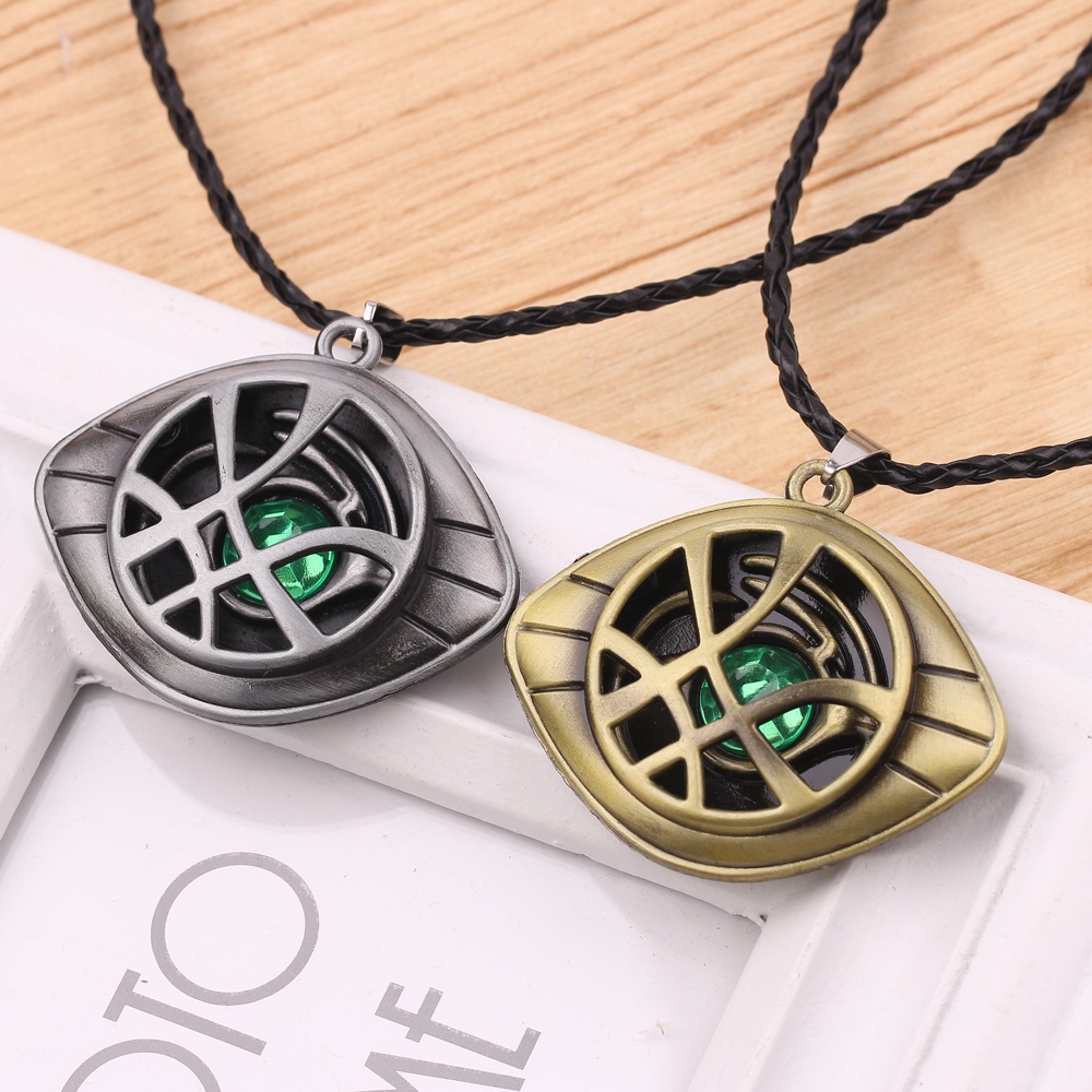 Superhero Movie Doctor Strange Metal Pendant Necklace Eye Of Agamotto ...