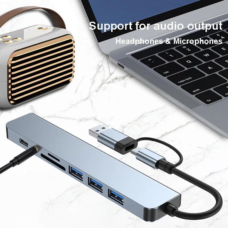 [Local Shipment] 8-IN-2 USB Splitter 5Gbps High Speed Transmission Type ...