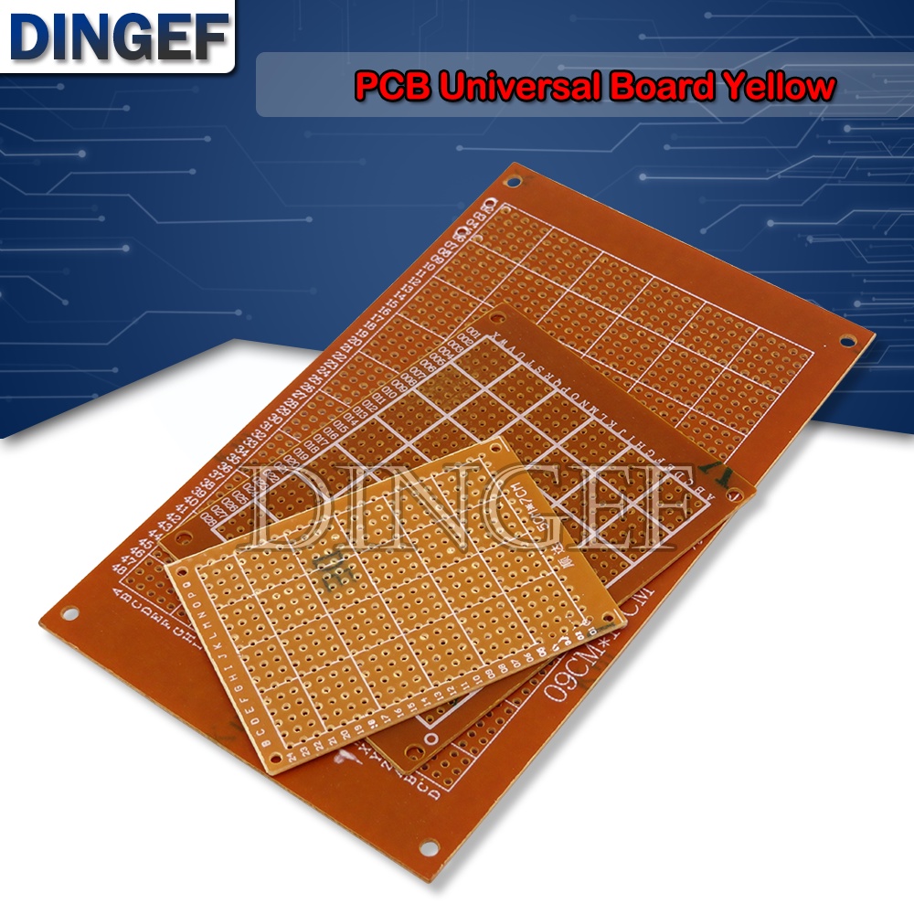 5*7 PCB 5x7 PCB 5cm 7cm DIY Prototype Paper PCB Universal Board yellow ...
