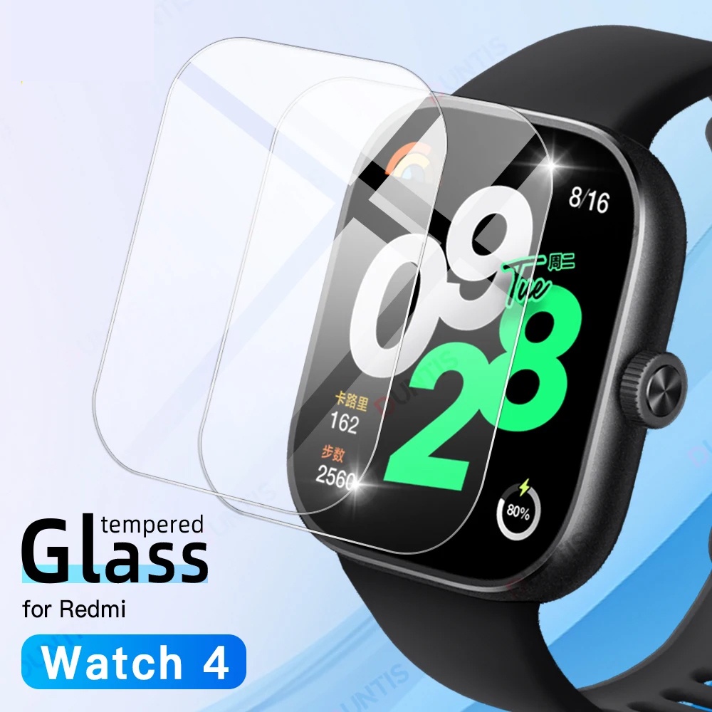 1-2Pcs 2.5D Tempered Glass Film for Xiaomi Redmi Watch 4 HD Screen Protector for Mi Redmi Watch ...