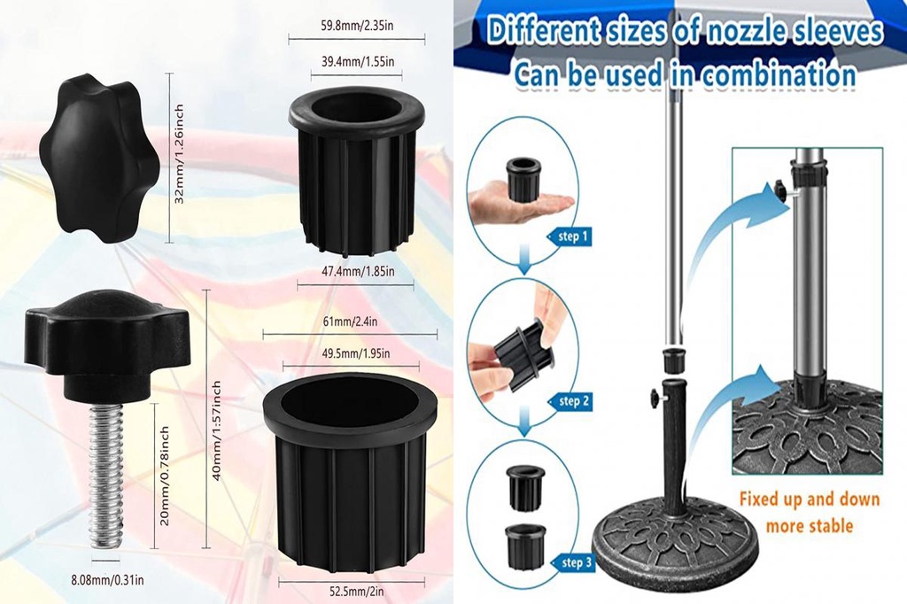 《penstok》 Umbrella Base Stabilizer Parasol Base Stand Sturdy and ...
