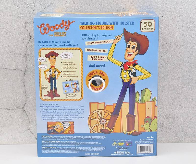 40cm Toy Story English Voice Control Woody Collector's Edition Pull ...
