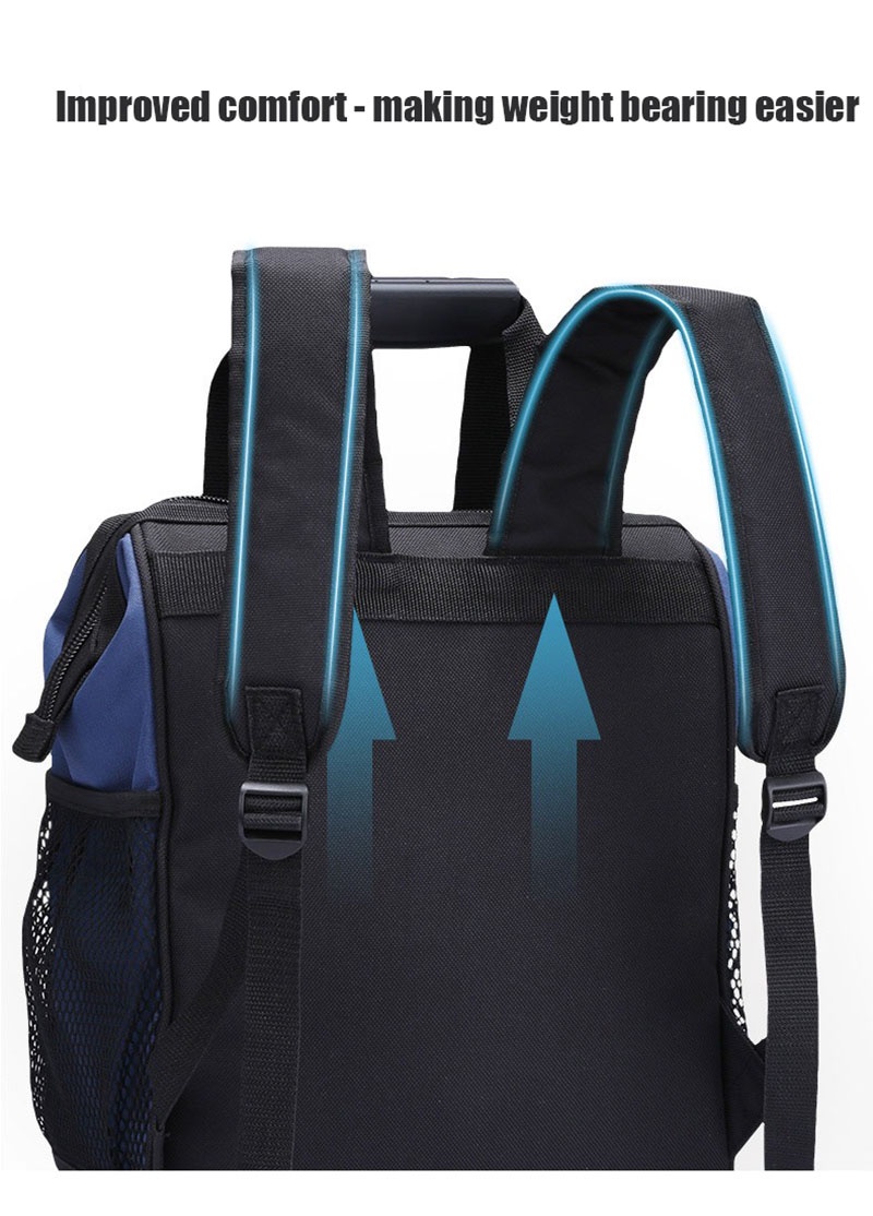Winhunt Double Shoulder Backpack Tools Specialized Tool Bag Electrician ...