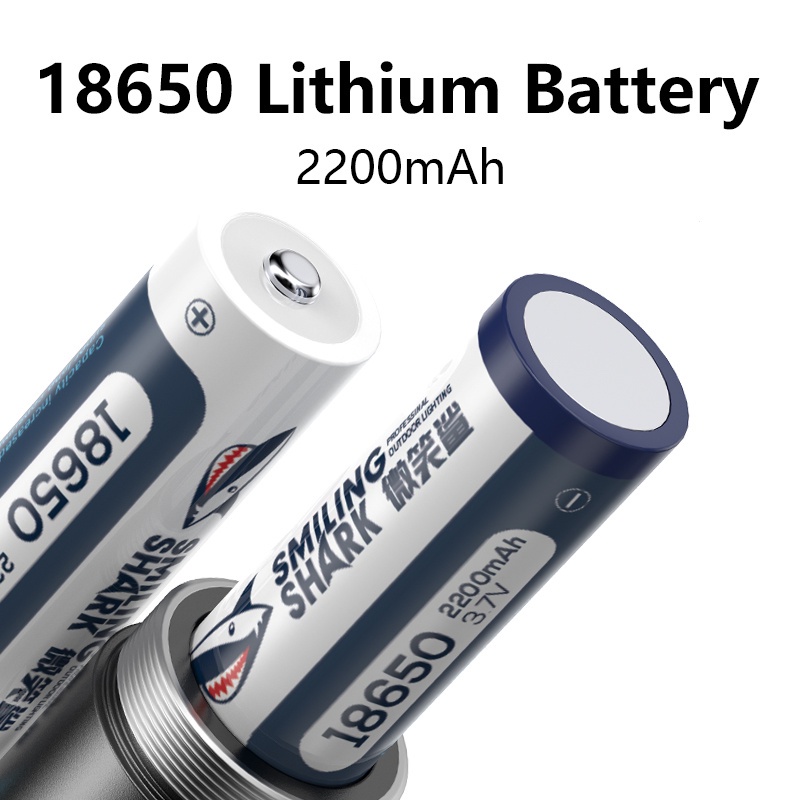 Smiling Shark SD8107 Flashlight Rechargeable Waterproof Led M77 8400LM ...