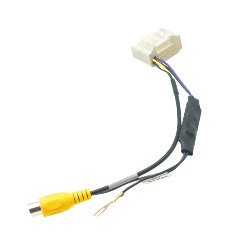 HYS Car 24-pin Reverse Camera Video Input Adapter Wiring Cable Use For ...