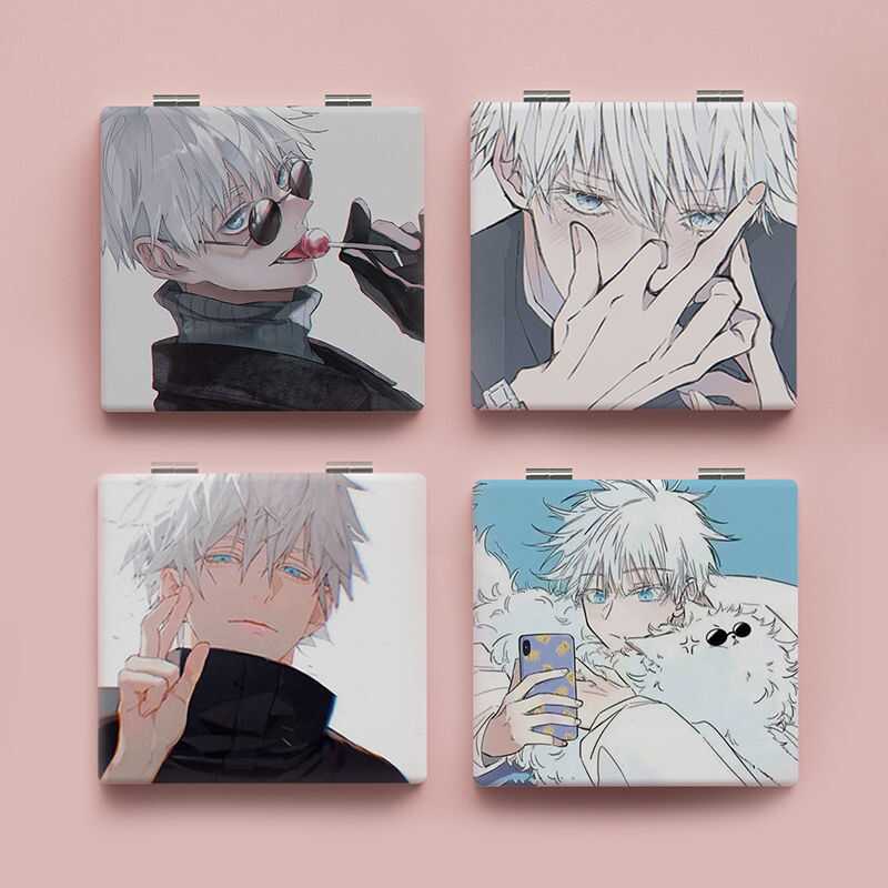 Jujutsu Kaisen Anime Student Portable Cosmetic Mirror Gojo Satoru ...
