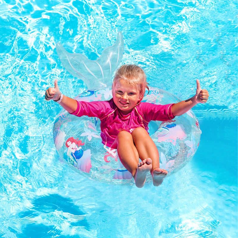 PVC Pool Swimming Circle Sequins Mermaid swimming pool Floaters Smooth ...