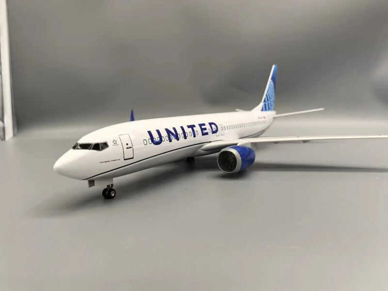 Scale 1:85 47Cm Boeing 737 Max United Aires Aircraft Model Diecast ...