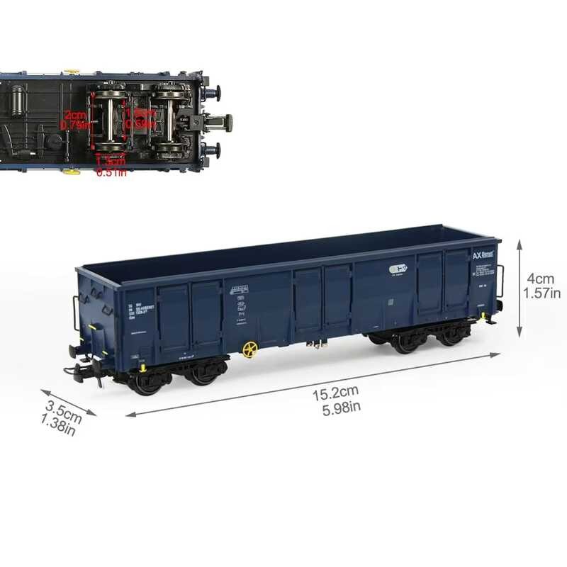 HO C8742 Scale 1:87 High-side Gondola Car AX Benet Wagon Railway Model ...