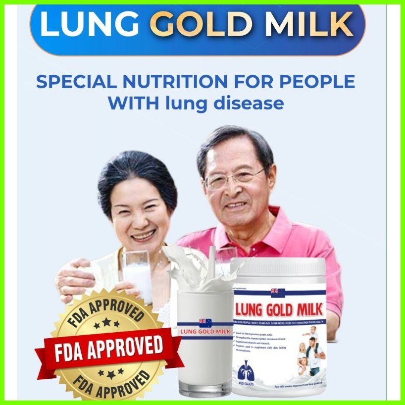♒ LUNG GOLD MILK 400G GOOD FOR RESPIRATORY SYSTEM | Shopee Philippines