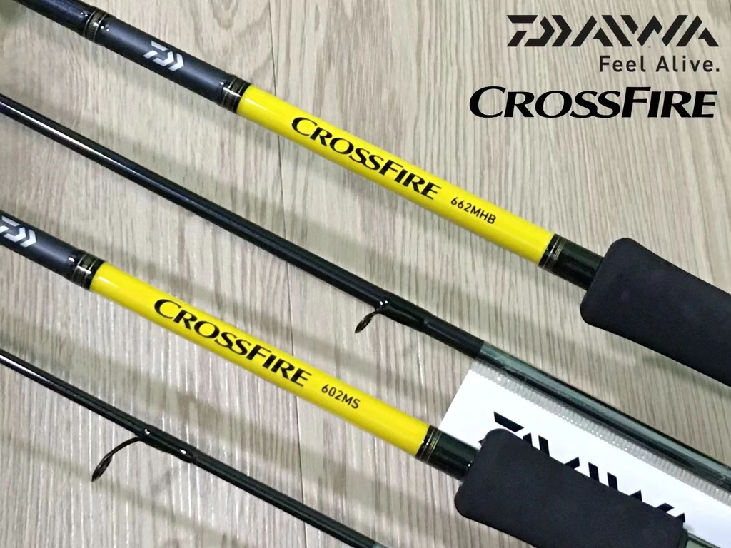 DAIWA 2020 CROSSFIRE SPINNING/ BAITCASTING(BC) FISHING ROD | Shopee Philippines
