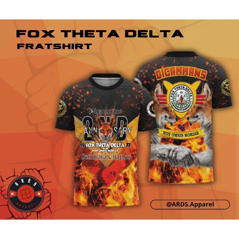 FOX THETA DELTA | FRATSHIRT - FULL SUBLI | Shopee Philippines